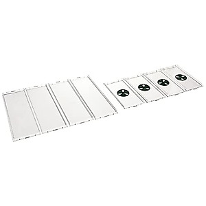 EarlyGrow 70815-2 Medium Vented Height Extenders, 2-Pack, Side Extensions, Clear, 2 Count