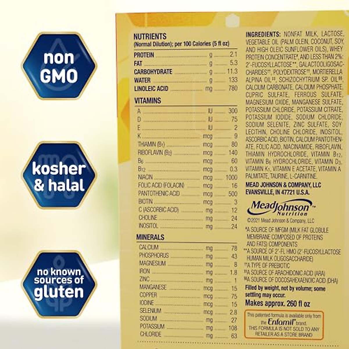 Enfamil NeuroPro Baby Formula, Triple Prebiotic Immune Blend with 2'FL HMO & Expert Recommended Omega-3 DHA, Inspired by Breast Milk, Non-GMO, Refill Box, 36.4 Oz (Packaging May Vary)