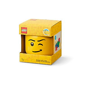 Room Copenhagen LEGO Storage Head, Large, Yellow