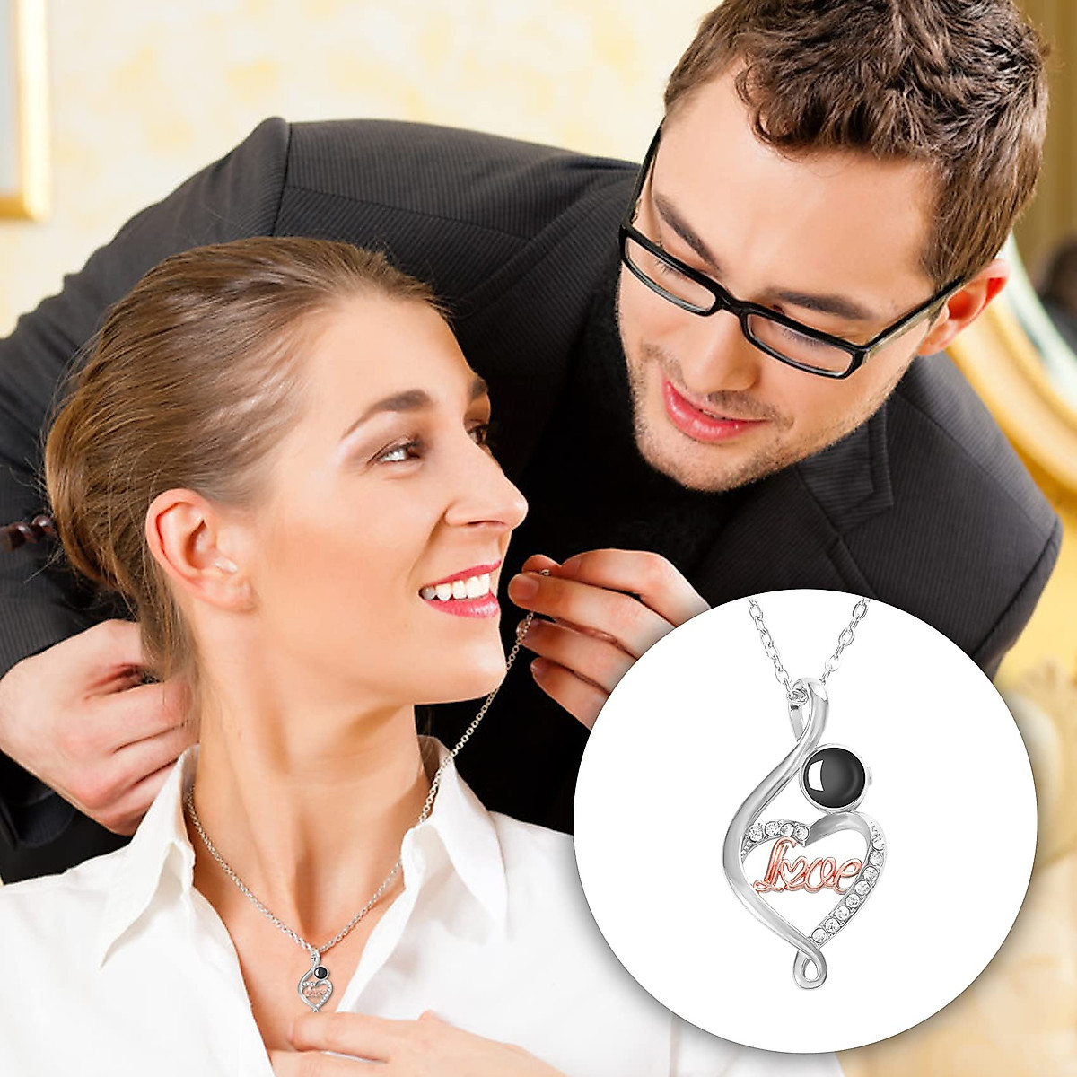 Onory Gifts for Mom From Daughter Son Mother's Birthday Gift Box Set, Present for Wife Grandma Necklace for Mom Wife Sister Girlfriend Friend Female (Pink)