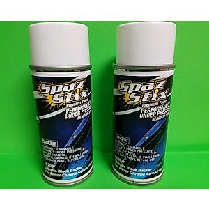 Spaz Stix 2 ULTIMATE BLACK BACKER for MIRROR CHROME AEROSOL PAINT 3.5OZ SZX10209 INCLUDES CHICAGOLAND RC COUPON