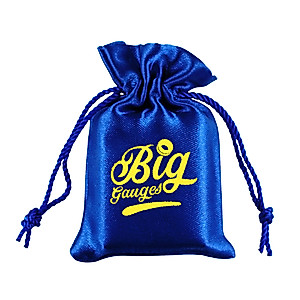 BIG GAUGES Pair of Blackline Alloy 4gauges 5 mm Double Flared Saddle Piercing Jewelry Ear Flesh Tunnel Stretcher Earring Plugs BG6116