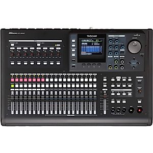 Tascam DP-32SD 32-Track Digital Portastudio Multi-Track Audio Recorder,8 XLR Inputs, effects, Mastering, Color Screen