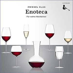 Zwiesel Glas Chardonnay Enoteca White Wine Glass (Set of 2), Hand-Blown Wine Glasses, Elegant Crystal Glasses for White Wine (Item No. 122084)