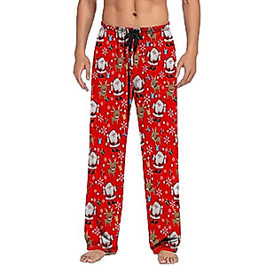 Workout Pants for Men with Pockets Pants with Zipper Pockets Men Black Booty Pants High Wasted Jean Pants Cotton Pants Mens Long Swim Pants Mens Pants with Elastic Waistband Red XL