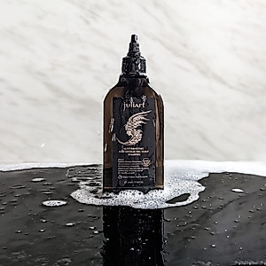 juliArt Exfoliating Liquid Shampoo, Scalp Detox, Premium Scalp Buildups Cleanser, Soften hardened sebum keratin for Dandruff, Hair-Loss, Psoriasis, Dermatitis, Itchiness, Soothe redness (7.74 Fl Oz)