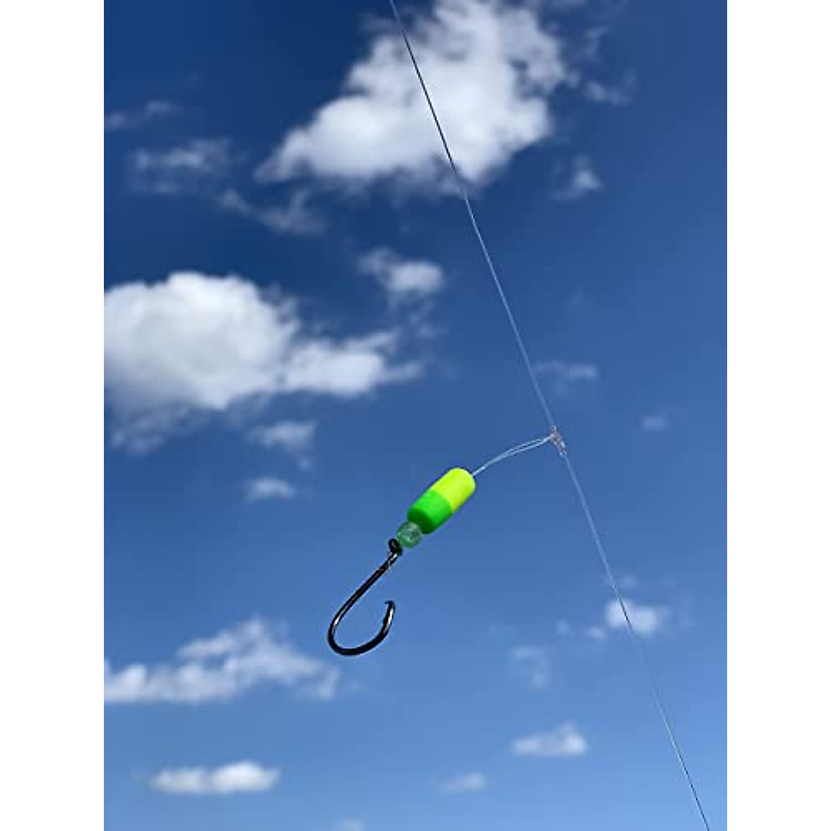 6 Pack 'Coquina Shells' Pompano Surf Fishing Rigs (25# Mono)