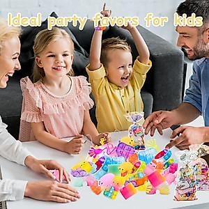Valentines Party Favors for Kids 3-5 4-8-12, Treasure Box Toys for School Classroom Prizes, Goodie Bag Stuffers for Birthday Party Carnival Prizes,Stocking Stuffers, Pinata Fillers, Bulk Sensory Toys