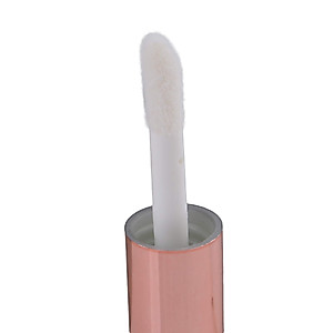 BQLZR Rose Gold Lip Gloss Tubes 1.2ml Empty Plastic transparent Lip Balm Bottle Container Cosmetic Makeup Tools with Stopper Pack of 20