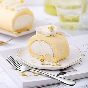 LIANYU Dinner Forks Set of 12, Stainless Steel Silverware Flatware Cutlery Forks, Table Forks 8 Inches, Mirror Finish & Dishwasher Safe