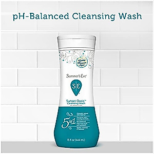Summers Eve Cleansing Wash, Sunset Oasis, 15 Fl Oz