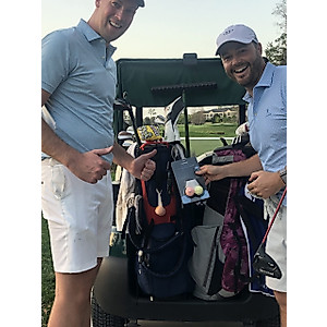 CoolNES Silicone Funny Ball Holder Pouch Sack - Golf - Pickleball - Tennis - Baseball - Gag Gift Innovative Souvenirs Club Storage (Golf)