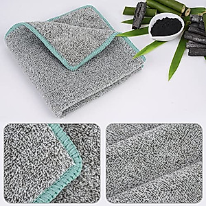 SINLAND Microfiber Face Towels Ultra Soft Facial Washcloths Face Cloth 12Inch x 12Inch 6 Pack