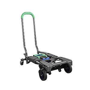 COSCO 12225YGB1E 300 lb 2-in-1 Folding Hand Truck and 12222PBG1E 300 lb Shifter Folding Hand Truck Cart Bundle
