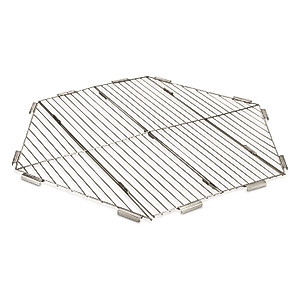 Guide Gear Folding Portable Stainless Steel Grill Grate, Camping Cooking Gear, Campfire Equipment, 36"