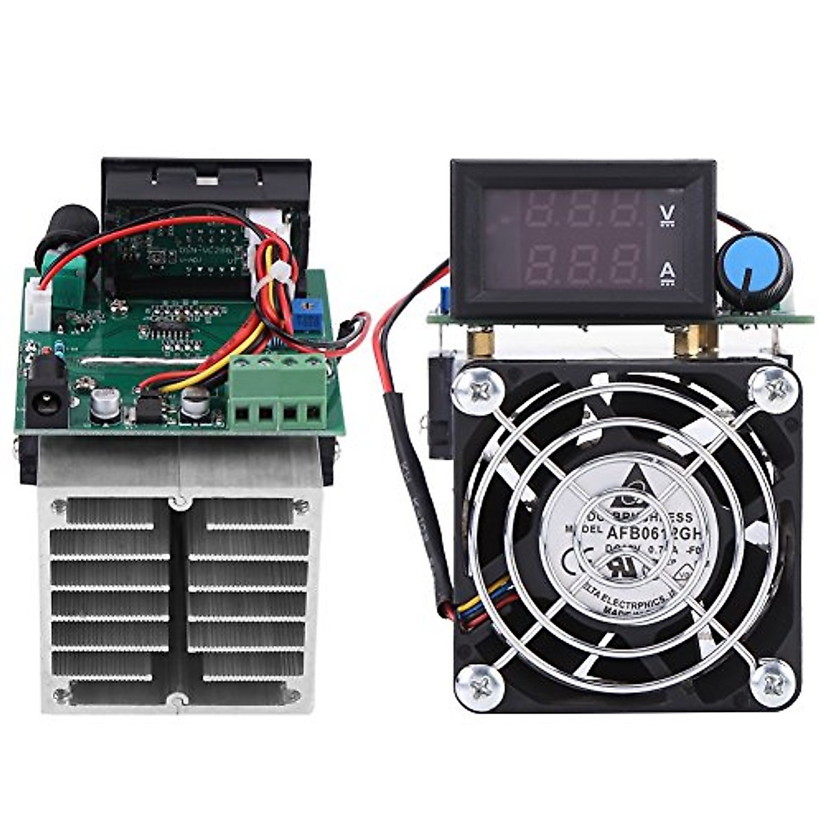 DC 12V Electronic Load Tester, Load Battery Capacity Tester Module, 0-10A 100W Constant Current Discharge Monitor for Power Bank Capacity Testing