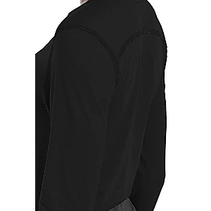 Med Couture Women's 'Activate' Performance Long Sleeve Knit Tee, Black, Large