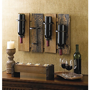 Smart Living Company Rustic Wall Mounted Wine Rack