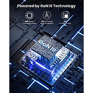 GEEKERA 100W USB C Charger - 4 Port Fast GaN III USB Charging Station 3 USB-C + USB-A, Multiport PD PPS Wall Charger Block for MacBook Pro/Air, ThinkPad, Dell XPS, Steam Deck, iPad Pro, iPhone, Galaxy