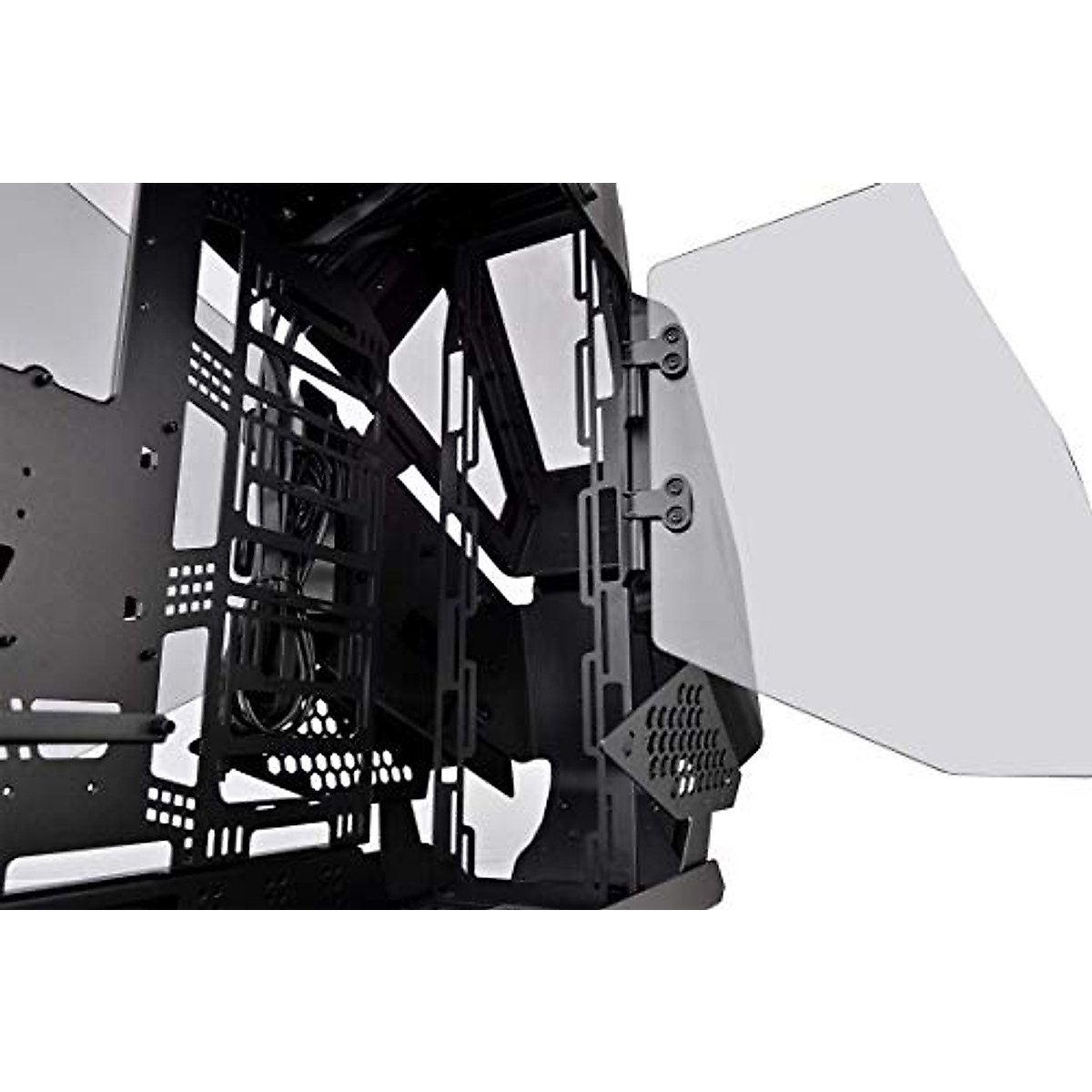 Thermaltake AH T600 Helicopter Styled Open Frame Tempered Glass Swing Door E-ATX Full Tower Case CA-1Q4-00M1WN-00