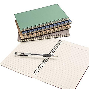 Rocutus 5pcs Colorful Spiral Notebook Student Small Study Book Spiral Notebook Small Notebook Office Simple Working Book Diary Notebook