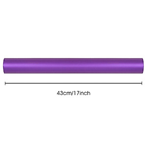 Yarcony Shimmer Metallic Purple Wrapping Paper Roll - 17 Inches X 33 Feet - Solid Color Pearly-lustre Gift Wrap Birthday Wrapping Sheets for Baby Shower, Weddings, Christmas and Anniversaries