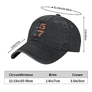 45 47 Hat for Women Baseball Hats Vintage Hat Black