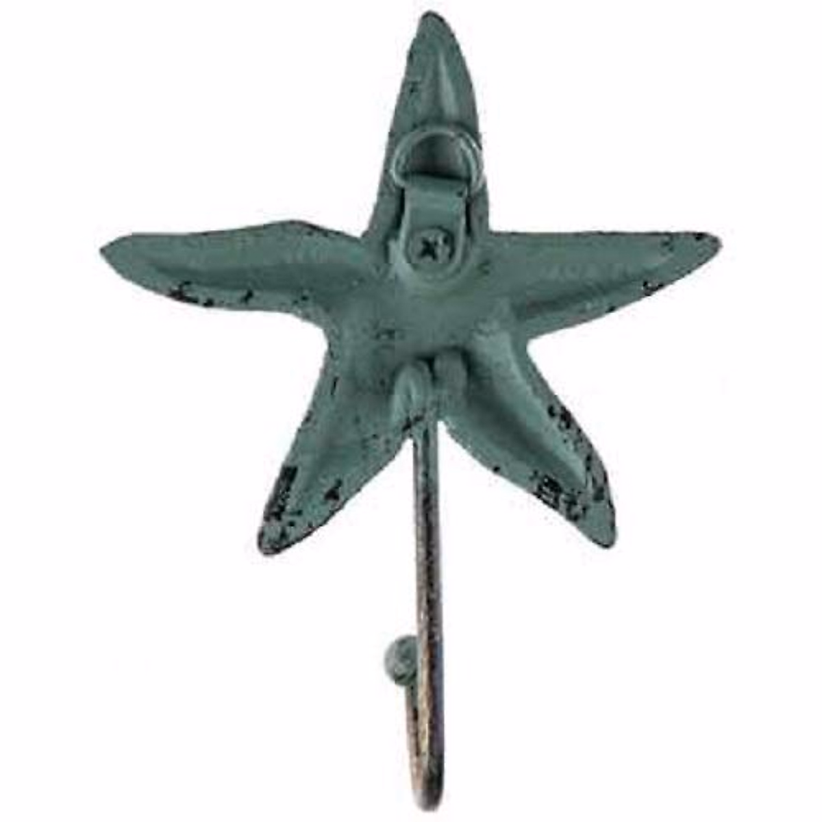 Starfish Metal Wall Hook Wall Hook Nautical Home Decoration 5 Inch Width