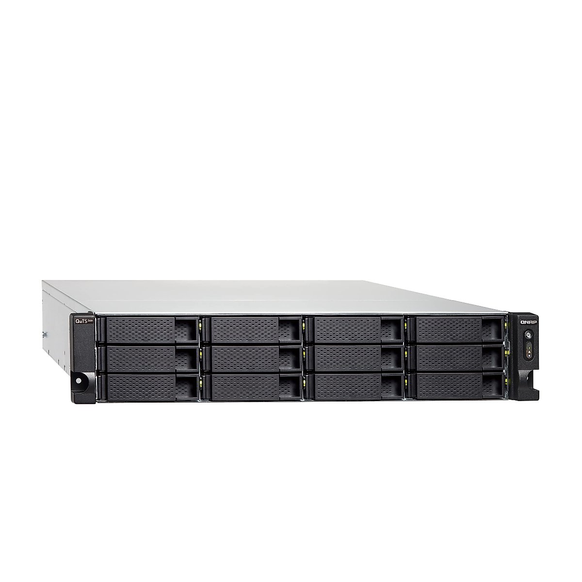 QNAP TS-h1886XU-RP-R2-D1622-32G-US 18 Bay rackmount NAS with Intel® Xeon® Processor, 32GB DDR4 ECC RAM, 10GbE-Ready and ZFS Storage for virtualization and Data-Intensive Enterprise Applications