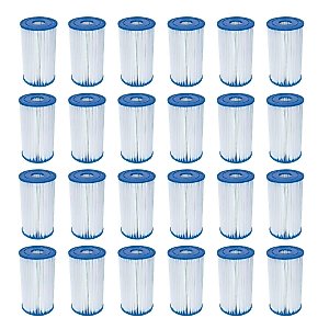 Bestway Pool Filter Pump Replacement Cartridge Type IV/B (24-Pack) | 58095