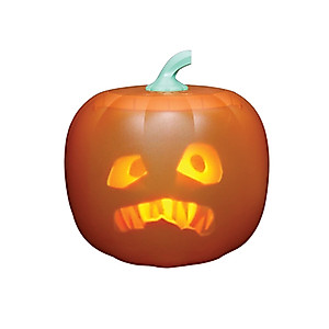 Mindscope Jabberin Jack Talking Animated Pumpkin with Built in Projector & Speaker Plug'n Play