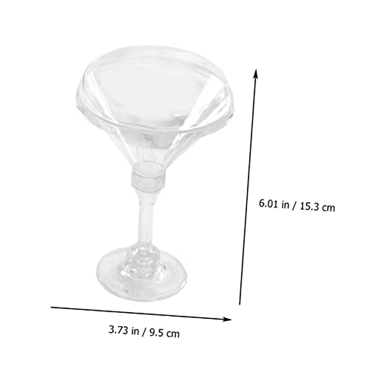 Zerodeko 18 Pcs dessert cup trifle bowl small parfait cups beverage drink cup Clear pudding jelly glass cup plastic pudding cups plastic tumblers Glass Ice Cream Cup yogurt jar Glasses