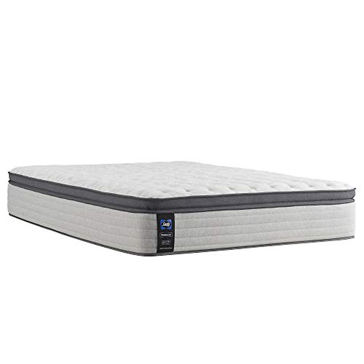 Sealy Posturepedic Spring Summer Rose Euro Pillowtop Soft Feel Mattress and 5-Inch Foundation, Queen