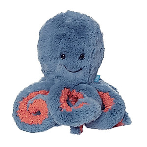 Manhattan Toy Dusty Blue Octopus 12" Ocean Sea Life Stuffed Animal Toy