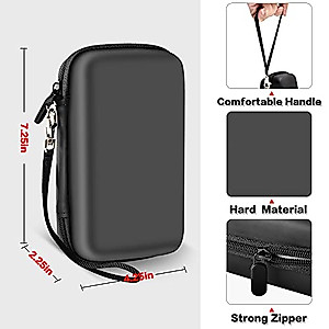 Case Compatible with Polaroid Hi-Print 9046 Bluetooth Connected 2x3 Pocket Photo Printer, Travel Pocket Picture Printer Organizer Holder Bag For Paper Cartridges and More Accessories(Box Only)