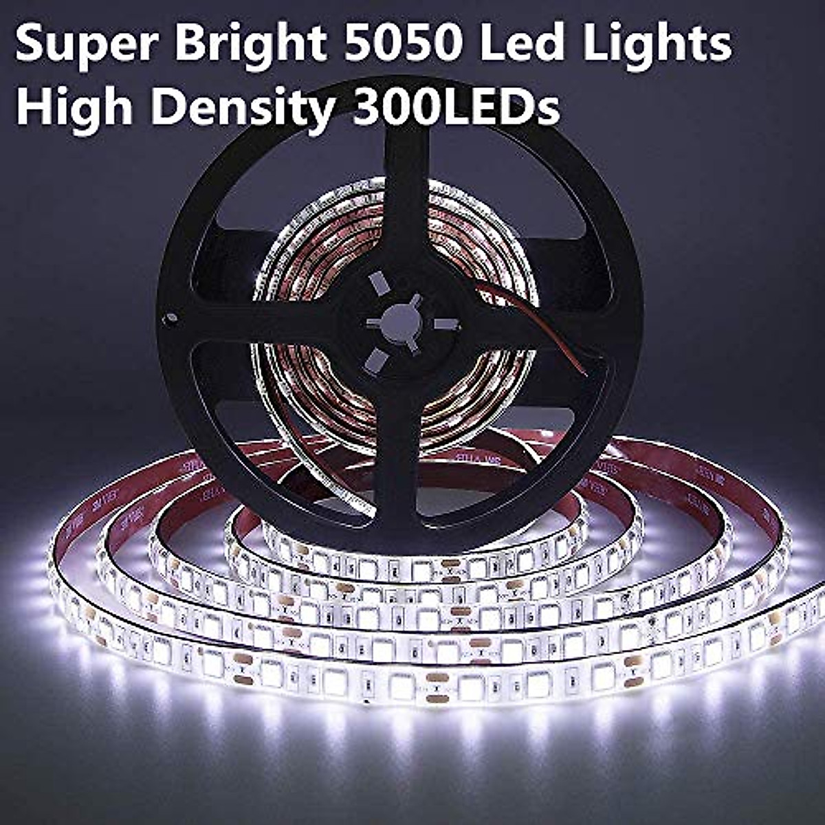 Lrimauix RV Awning Lights, 12V 16.4FT White RV Camping Awning Lights, Motorhome Travel Trailer Canopy Led Lights, Waterproof RV Exterior Awning Strip Lights, RV Outdoor Lights