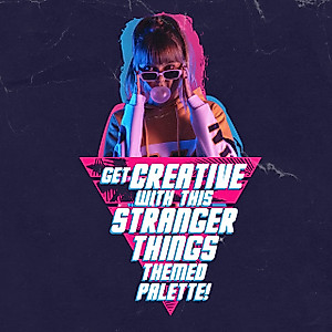 Stranger Things Taste Beauty Eye Shadow Palette, Themed Eye Shadow Makeup-Palette Kit