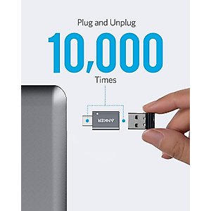 Anker USB C Adapter (2 Pack),High-Speed Data Transfer, USB-C to USB 3.0 Female Adapter for MacBook Pro 2020, iPad Pro 2020, Samsung Notebook 9, Dell XPS and More Type C Devices