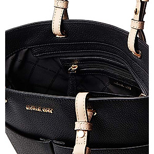 MICHAEL Michael Kors Bedford Medium Top Zip Pocket Tote Black One Size