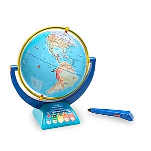 Educational Insights GeoSafari Jr. Talking Interactive Globe with Talking Pen for Kids, Featuring Bindi Irwin, Gift for Boys & Girls, Ages 4+