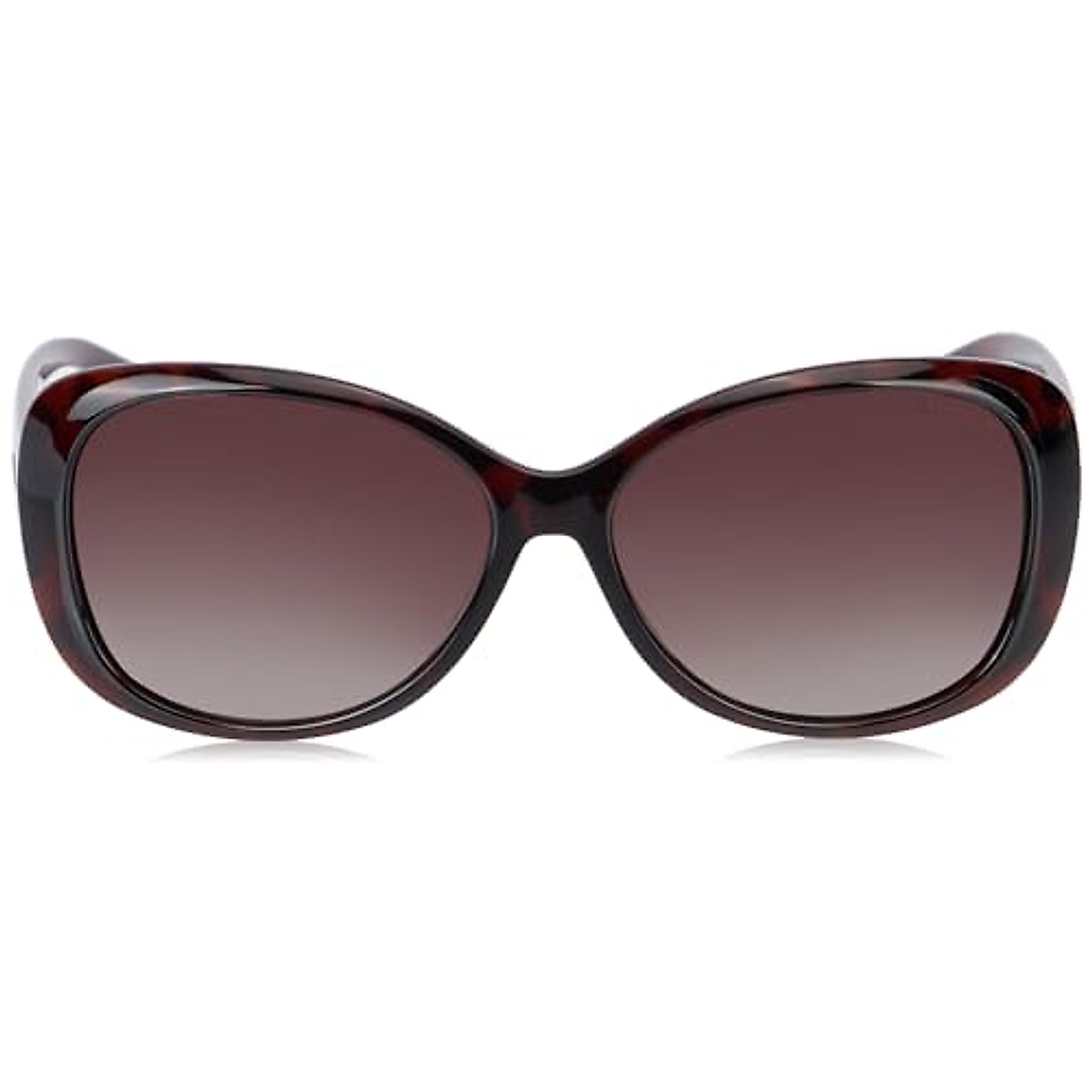 Polaroid Sunglasses Women's P8317/S Polarized Butterfly Sunglasses, Havana, 58 mm