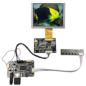 VSDISPLAY 5" ZJ050NA-08C 5 inch 640X480 LCD Screen Work with HD-MI LCD Controller Driver Board VS-N5V3.1 AT050TN22 Replacement Screen