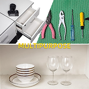 2 Roll Drawer and Shelf Liner,12inch x 6FT Strong Grip Shelf Liners for Kitchen Cabinets,Non Adhesive,Protective Shelf Liner Non Slip for Drawers,Shelves,Cabinets,Storage,Kitchen for Desks,Green