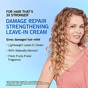 Better Natured Strengthening Leave-In Hair Cream - Stronger & Smoother Hair, Repair Damage, 5.1 fl oz