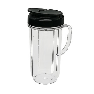 Personal Size Blender 250 Watts Power Electirc Juicer Food Processor for Shakes Smoothies Seasonings Sauces with 3 Pieces Mug (12oz/16oz/22oz)-Silver (12)