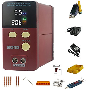RCBDBSM 801D Battery Spot Welder 12 KW Capacitor Energy Storage Spot Welding Machine, Pulse Welding Machine for 18650 14500 Lithium Batteries Battery Pack Work