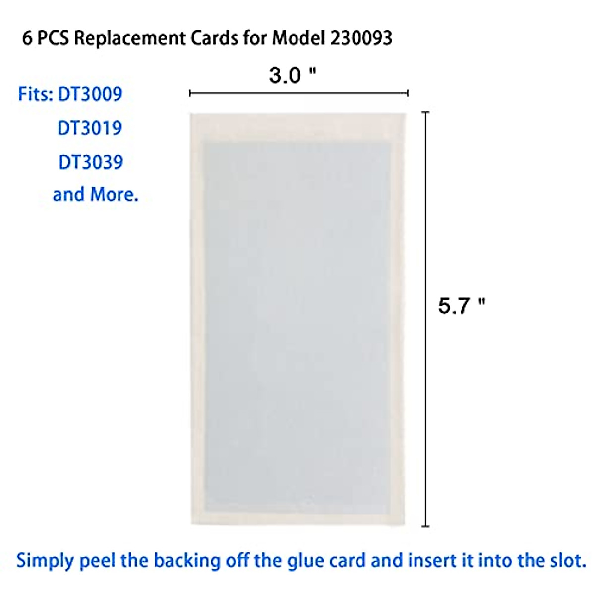 Dameiol 9W 21050 Replacement Bulbs Compatible DynaTrap DT3009,DT3019,DT3039 and More,6.5 inch Overall Length, 2 Pack Bulbs & 6 PCS Indoor Replacement Refill Cards for Model 230093