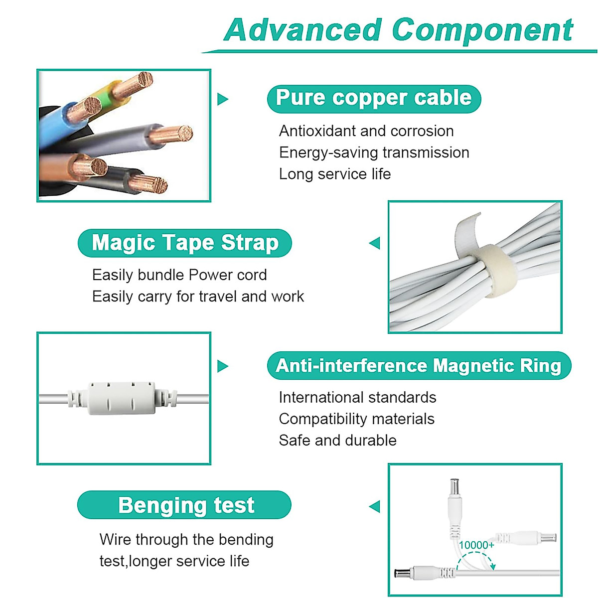 HKY 19V AC Power Adapter compatible with LG V220 V325 V720 V960 XPION 29V940 34UM95 34UC97C 34UM94 34UM94-P 34UM94-PD 34UM95-P 34UM95-PD 34UM95-PE LGUM95 34WN80C 34WN80C-B LCAP31 All-in-one PC Charger