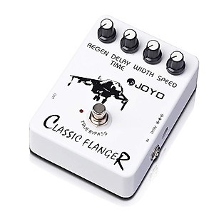 JOYO R-10 Analog Delay Pedal Bundle with JF-07 Classic Flanger Effect Pedal for Electric Guitar