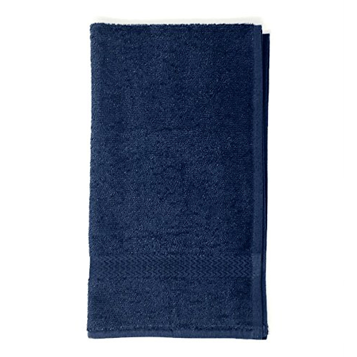 EOM Set of 12 Luxury Hand Towels - Ultra Soft Towels for Bathroom, Salon, Gym, Hotel, or Kitchen - Bleach Safe and 100% Cotton Bath Towels - Super Absorbent Bathroom Towels - 16" x 28" (Dark Blue)